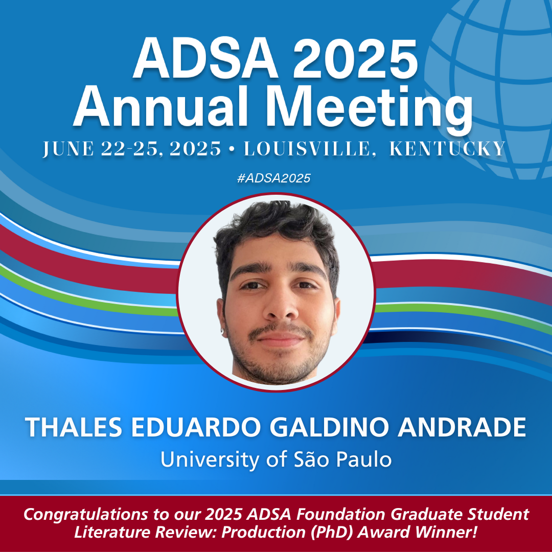 American Dairy Science Association > About ADSA > Awards > 2025 > Award ...